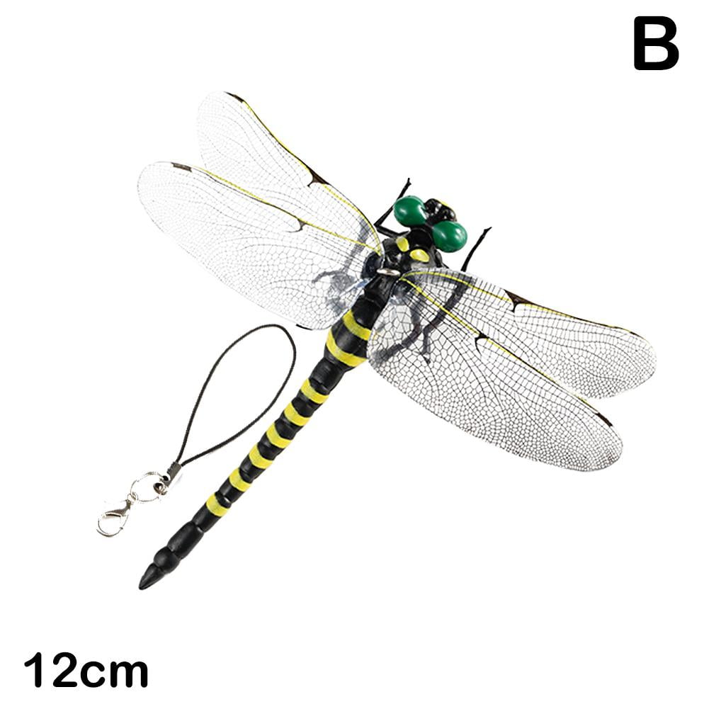 jileijar 12CM Outdoor Mosquito Repellent Simulation Large Dragonfly ...