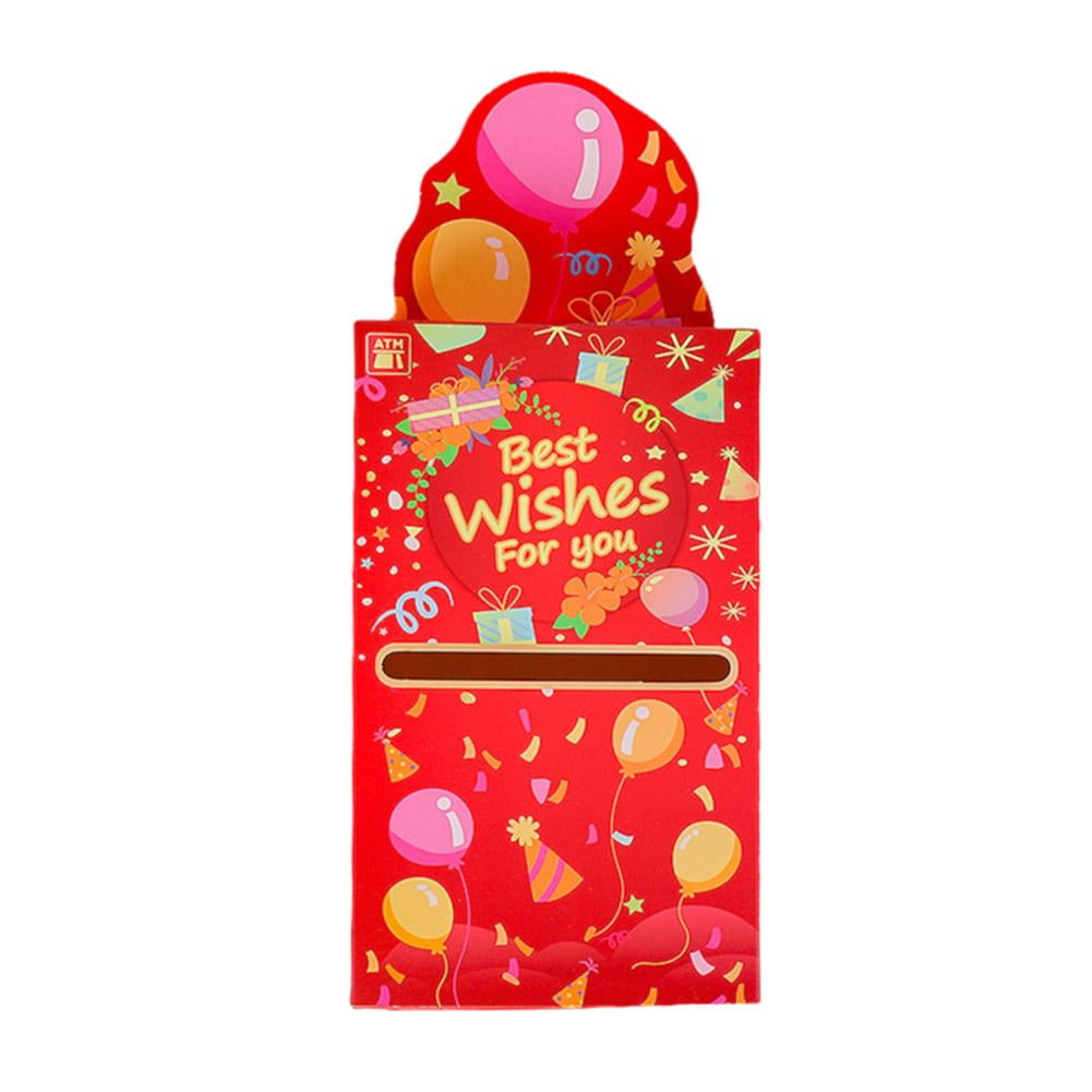 jileijar 2025 new style ritual pull-out red envelope ATM birthday box ...