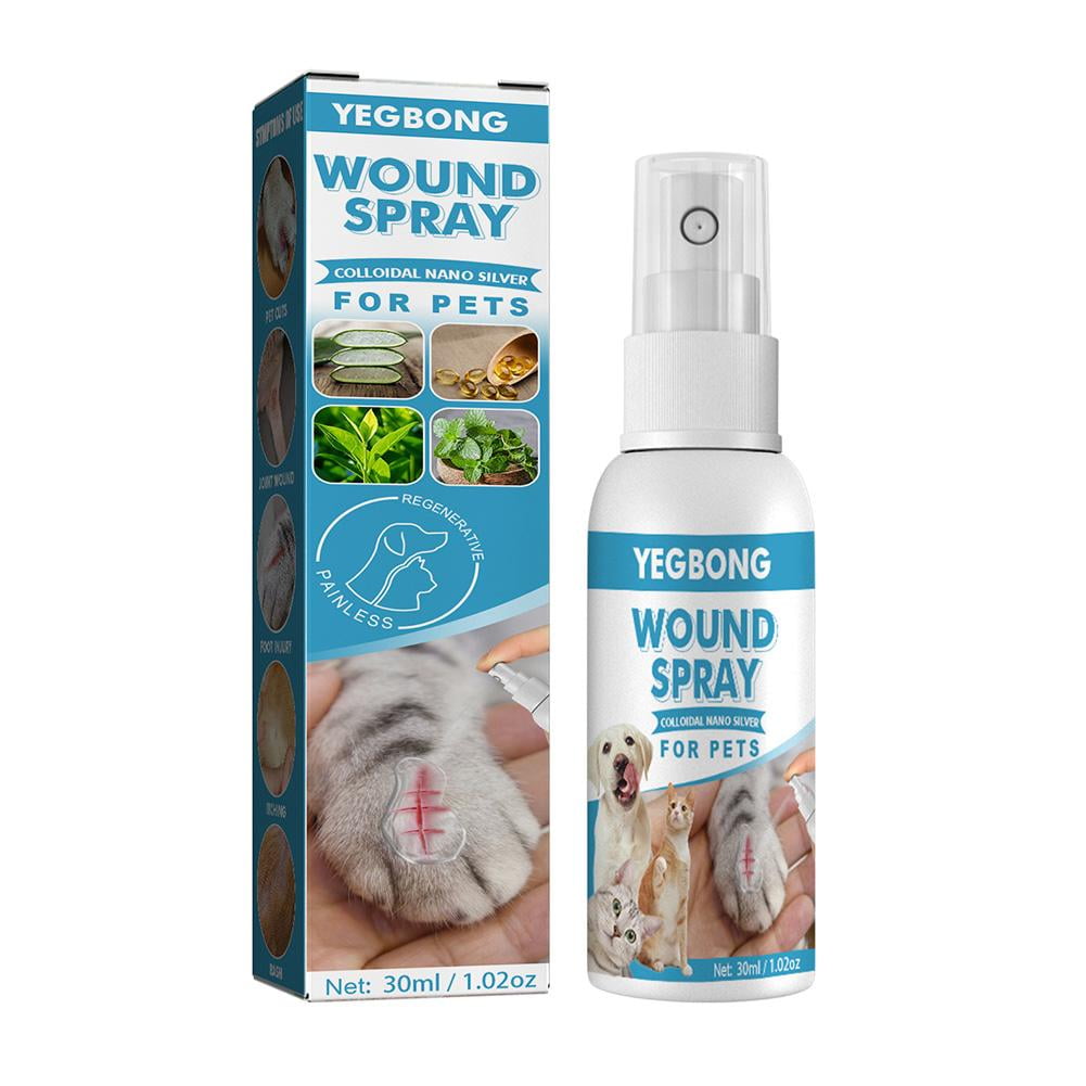 jileijar 30Ml(A)$Pet Wound Spray For Dogs And Cats Skin Rash, Moss ...
