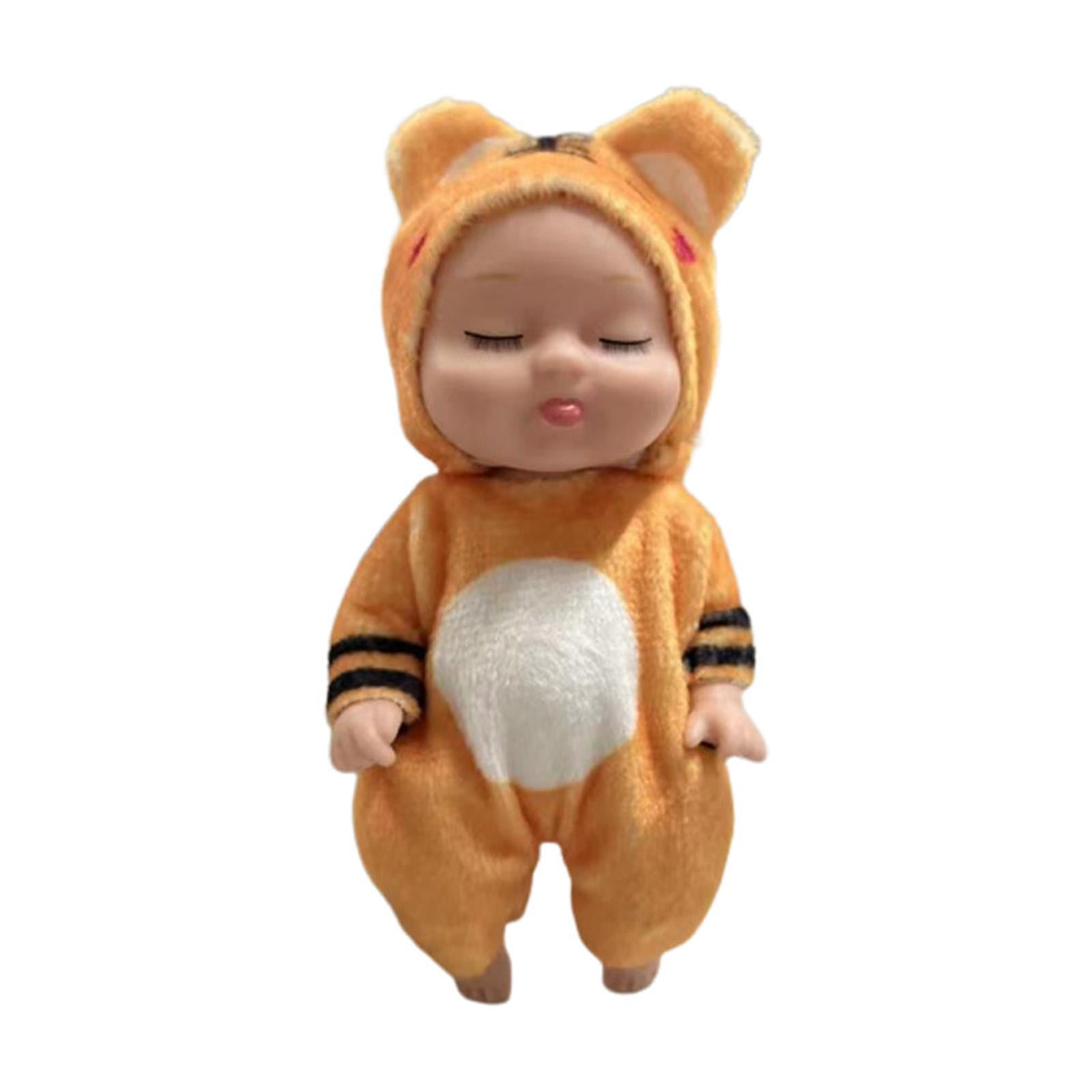 jileijar 6Inch Reborn Dolls Silicone Full Body Sleeping Mini Doll ...