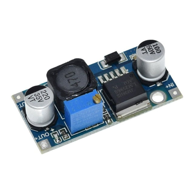 jileijar Adjustable Step-down Module PSU Bucks Converter 24V 5V 12V to ...