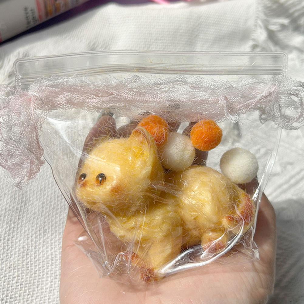 jileijar Cartoon Kawaii Plush Cats Slow Rebound Toy Soft Feel Pinching ...