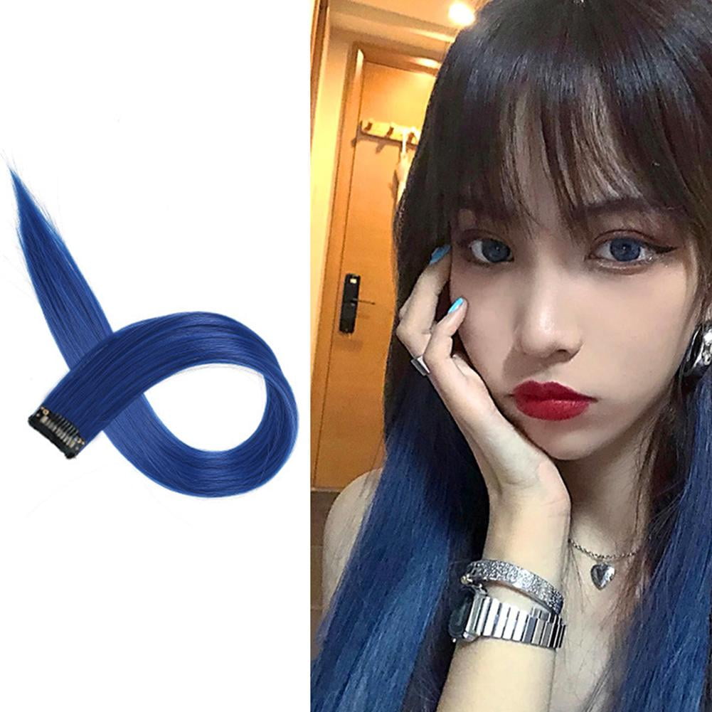jileijar Color Hair Hanging Ear Dyed Wig Synthetic Wig Hair In Clip ...