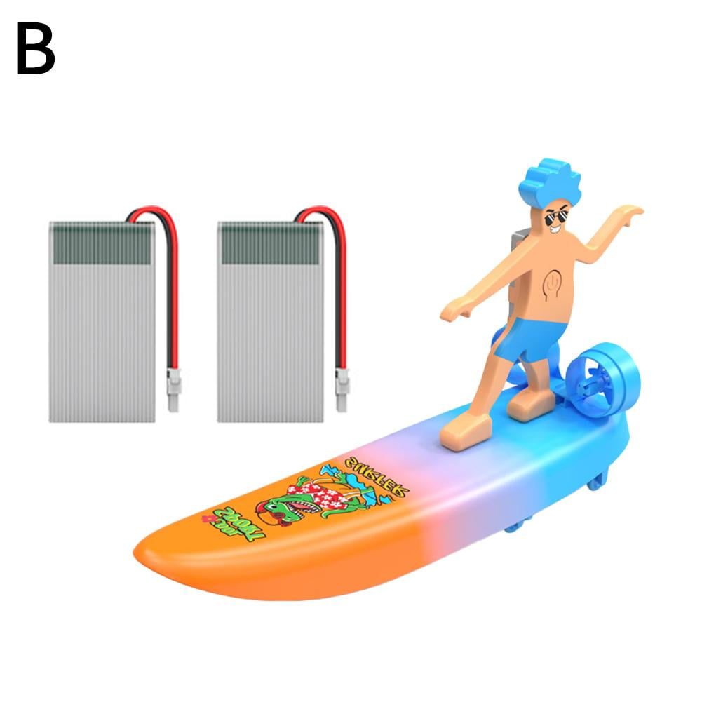 jileijar Cute Amphibious Drifting Remote Surfboard, Remote Boat 2.4G ...