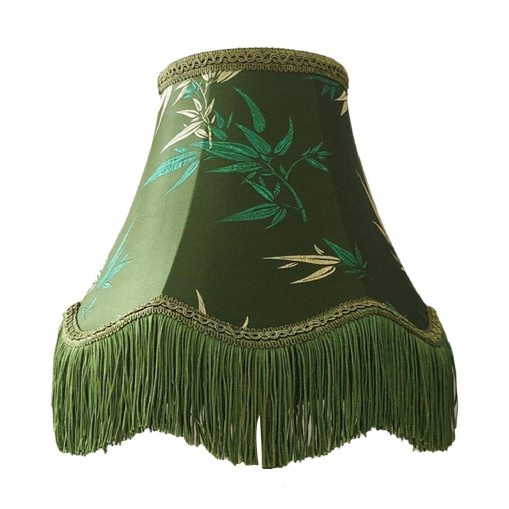 jileijar Green Lampshade Table Lamp Shade Retro European with Elegant ...