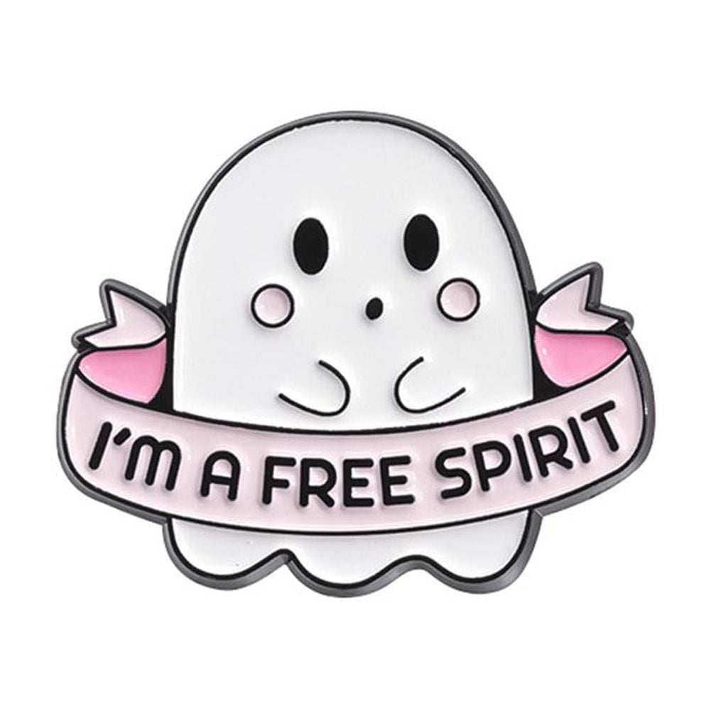 jileijar Halloween Cute Ghost Enamel Pins,Gothic Badges Halloween Pins ...