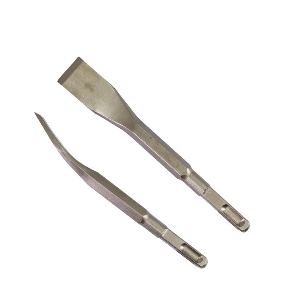 jileijar Hexagon Handle Bent Chisel Bit Electric Pickaxe Head for ...