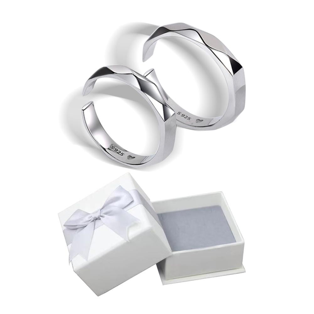 jileijar I Love You-Secret Projection Couple Rings Lovers Gift W6F2 ...