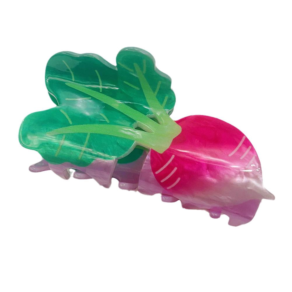 jileijar Lovely Vegetable Fruit Shape Hair Claws Clips For Womens ...