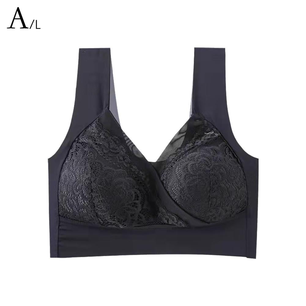 jileijar New Rosy Lift Bra Plus Size Comfort Extra Elastic Wireless ...