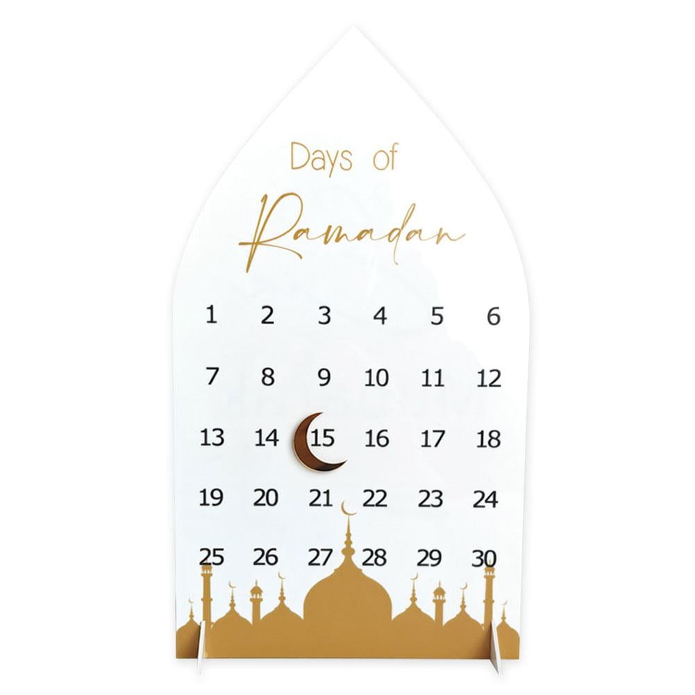 jileijar Ramadan Advent Calendar 2025,Acrylic 30 Days Ramadan Countdown ...