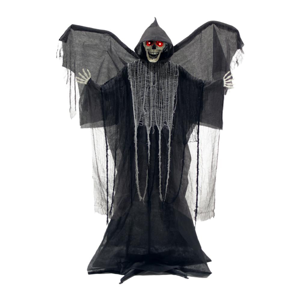 Standing Skeleton Wings Ghost New Halloween Gray Wings Big Standing ...