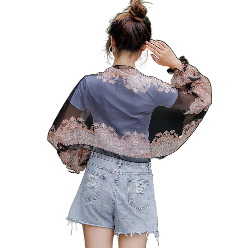 jileijar Women Chiffon Sun-proof Protection Arms Sleeve Driving 2024 ...