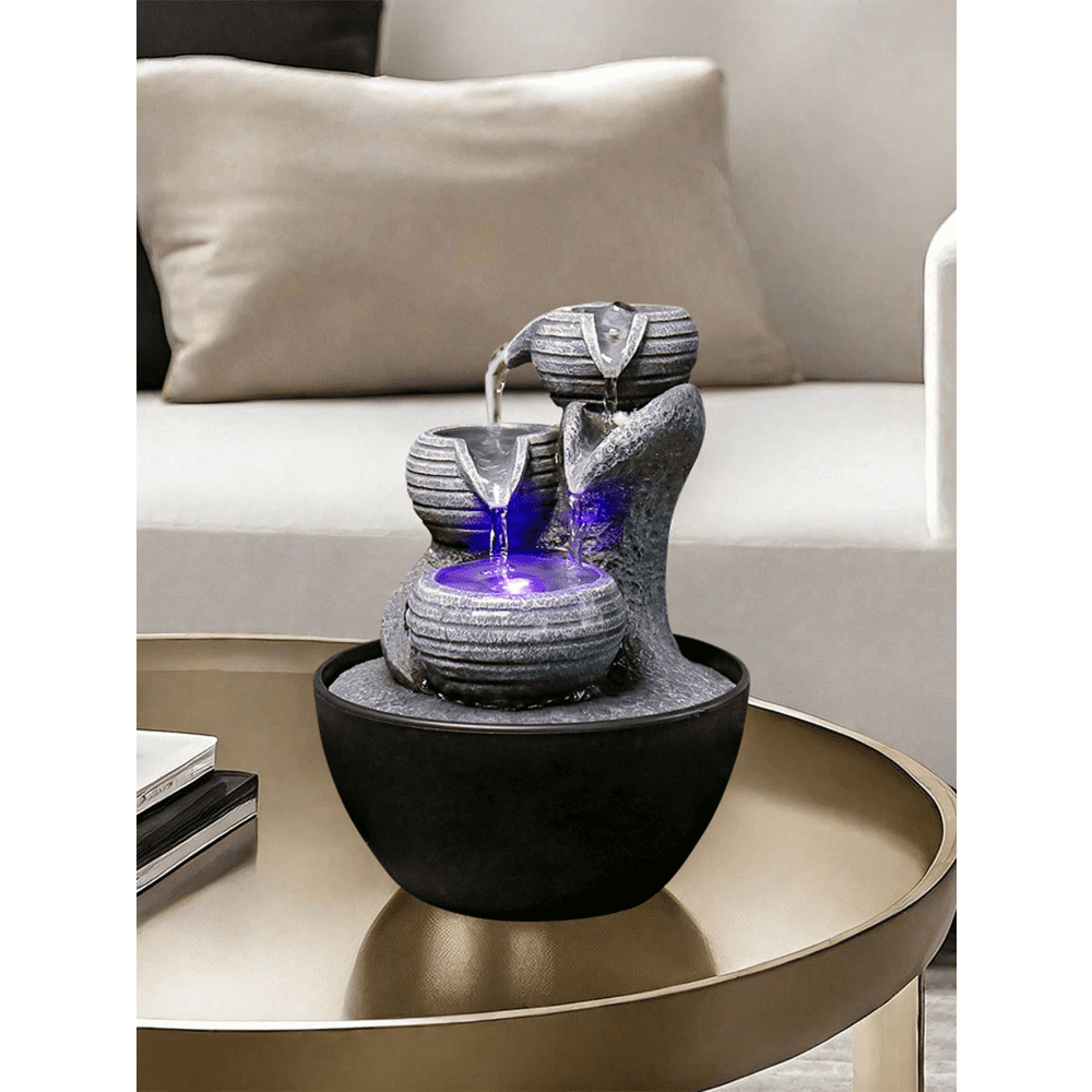 jinhuoba Indoor Relaxation Tabletop Fountains And Waterfalls, Zen ...