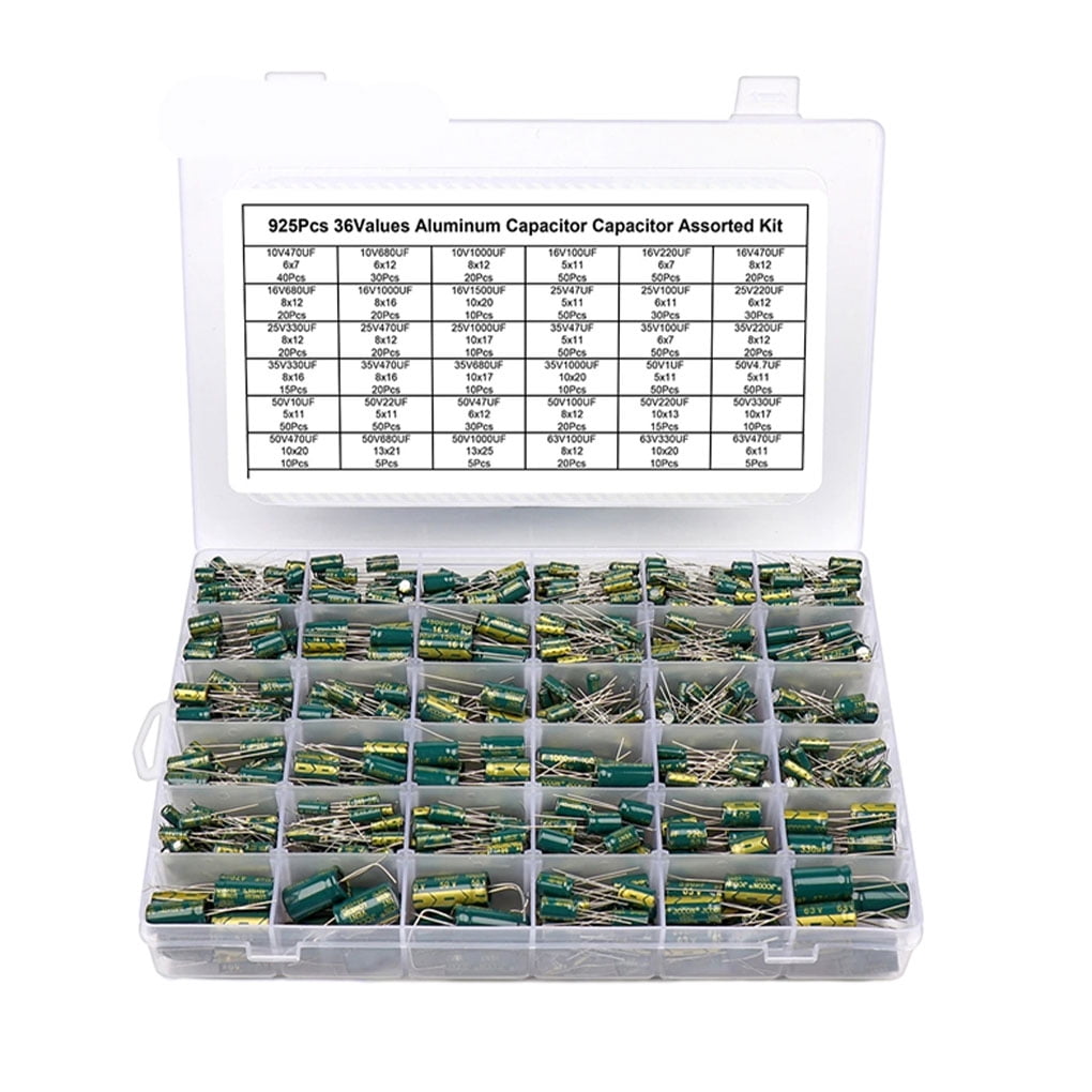 jinsenhg 460piece Durable Capacitors Assortment For DIY Electronic ...