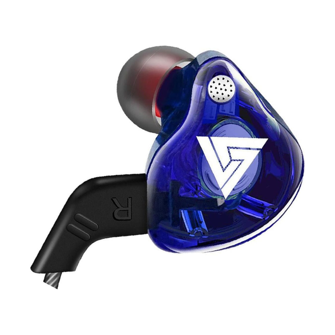 jinsenhg AK6 In Ear 3.5mm Sport Earphones with Mic Blue 1.2m - Walmart.com