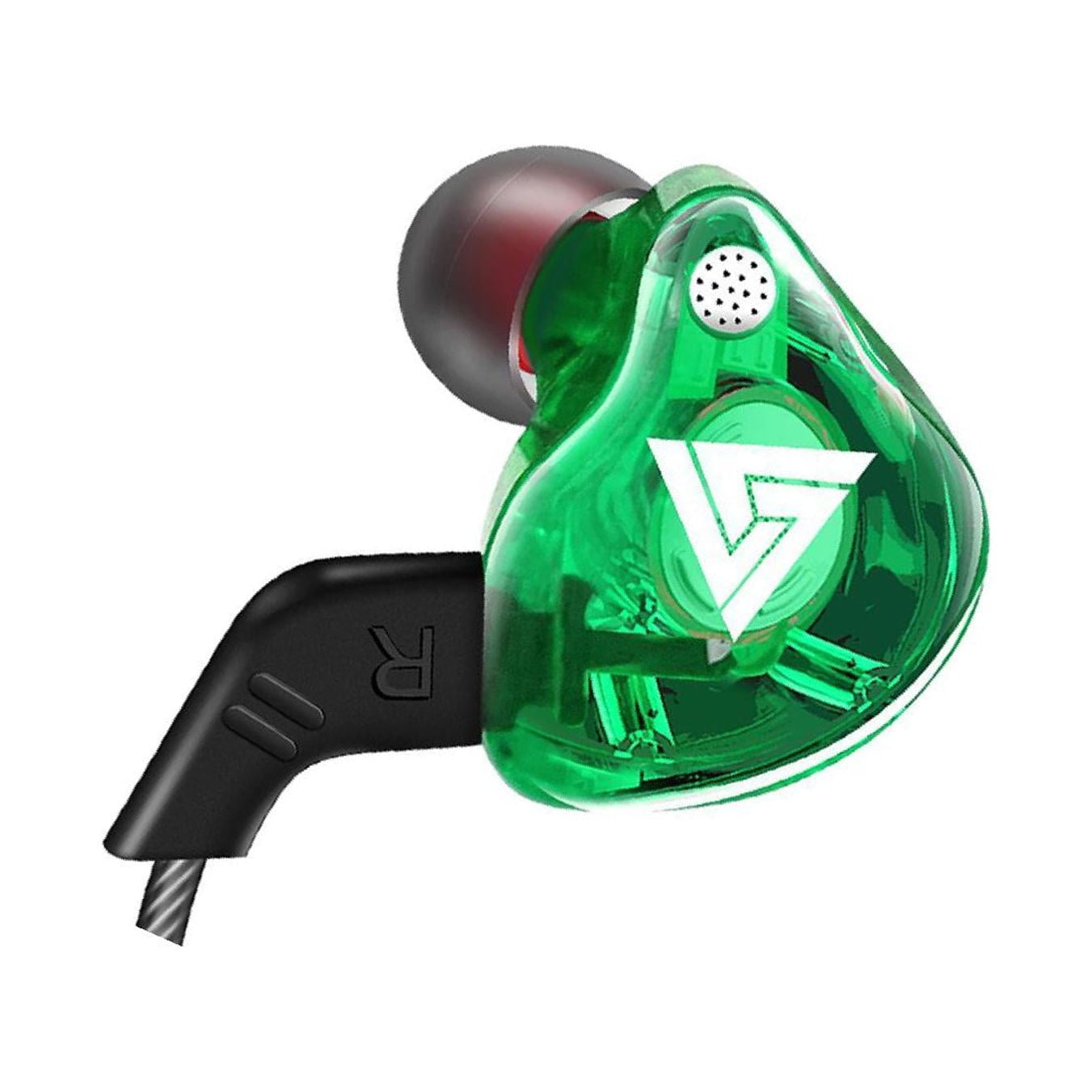 jinsenhg AK6 In Ear 3.5mm Sport Earphones with Mic Green 1.2m - Walmart.com