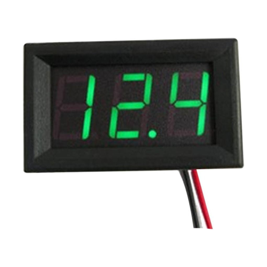 jinsenhg Digital Voltmeter DC 4.0 ~ 30V Digital Voltmeter 0-100V High ...