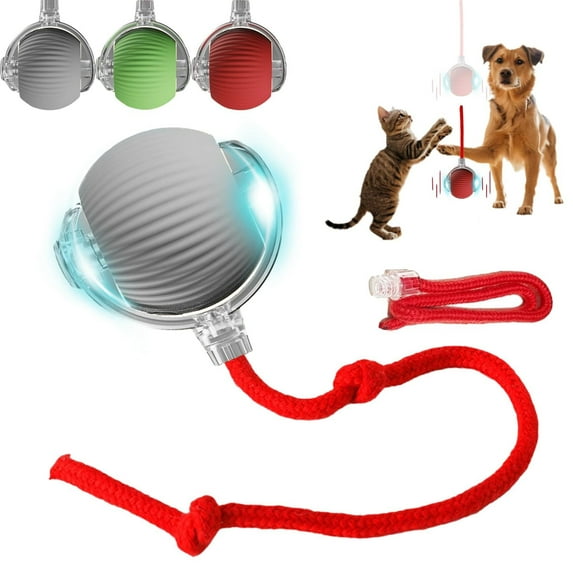 jinxiaow Interactive Dog Cat Toy Ball, Automatic Moving Bouncing ...