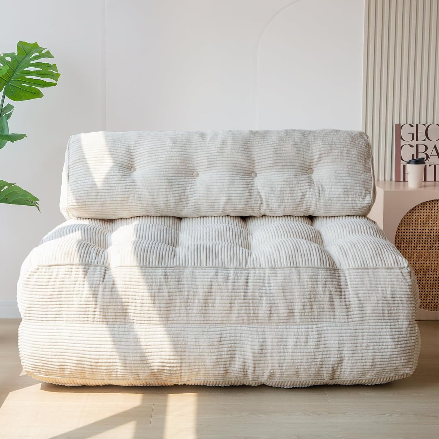 jiok Folding Sofa Bed, Convertible Sleeper Chair with Pilow Foldable ...