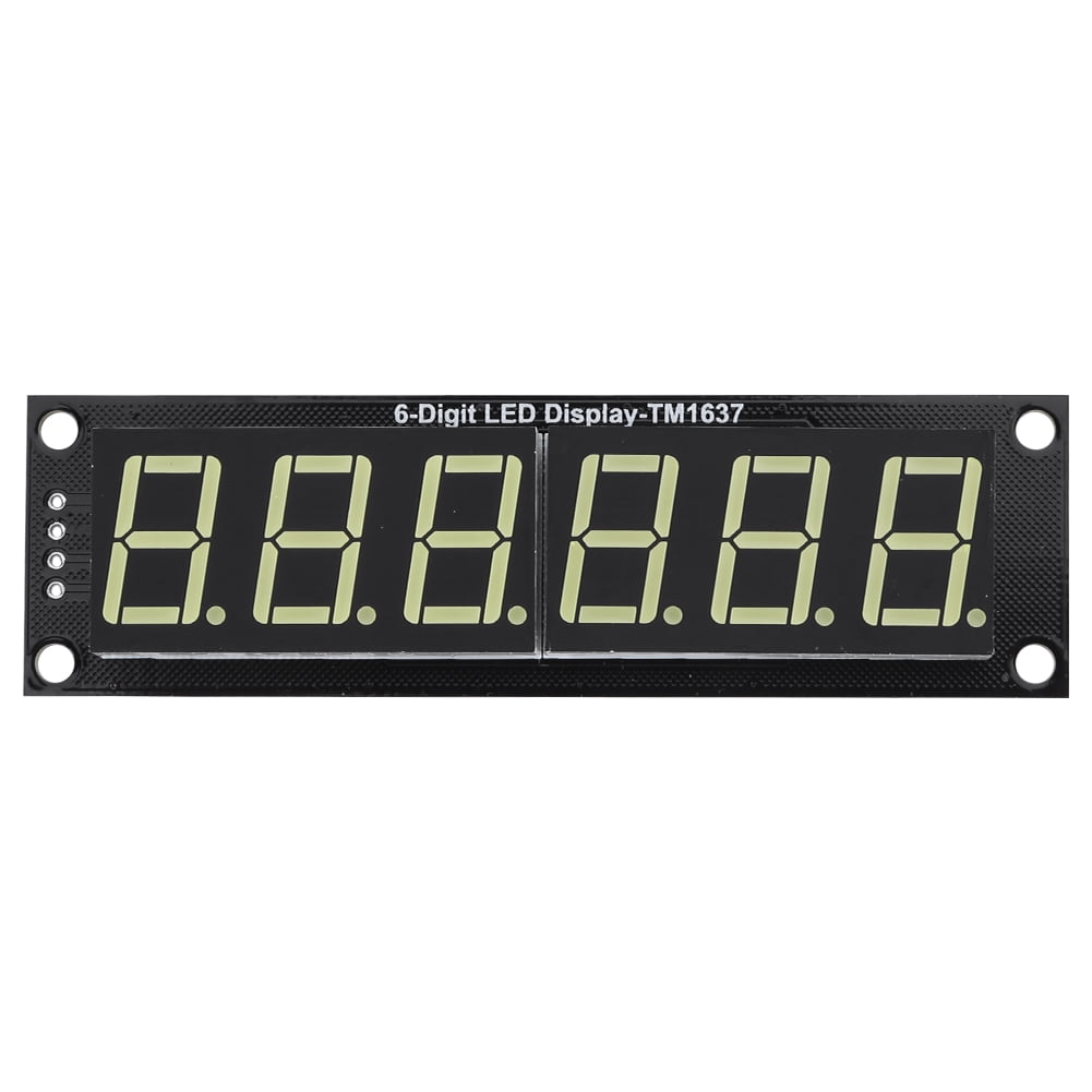 jixopn 0.56 Inch Digital LED Module TM1637 6-Digit 7-segment for ...