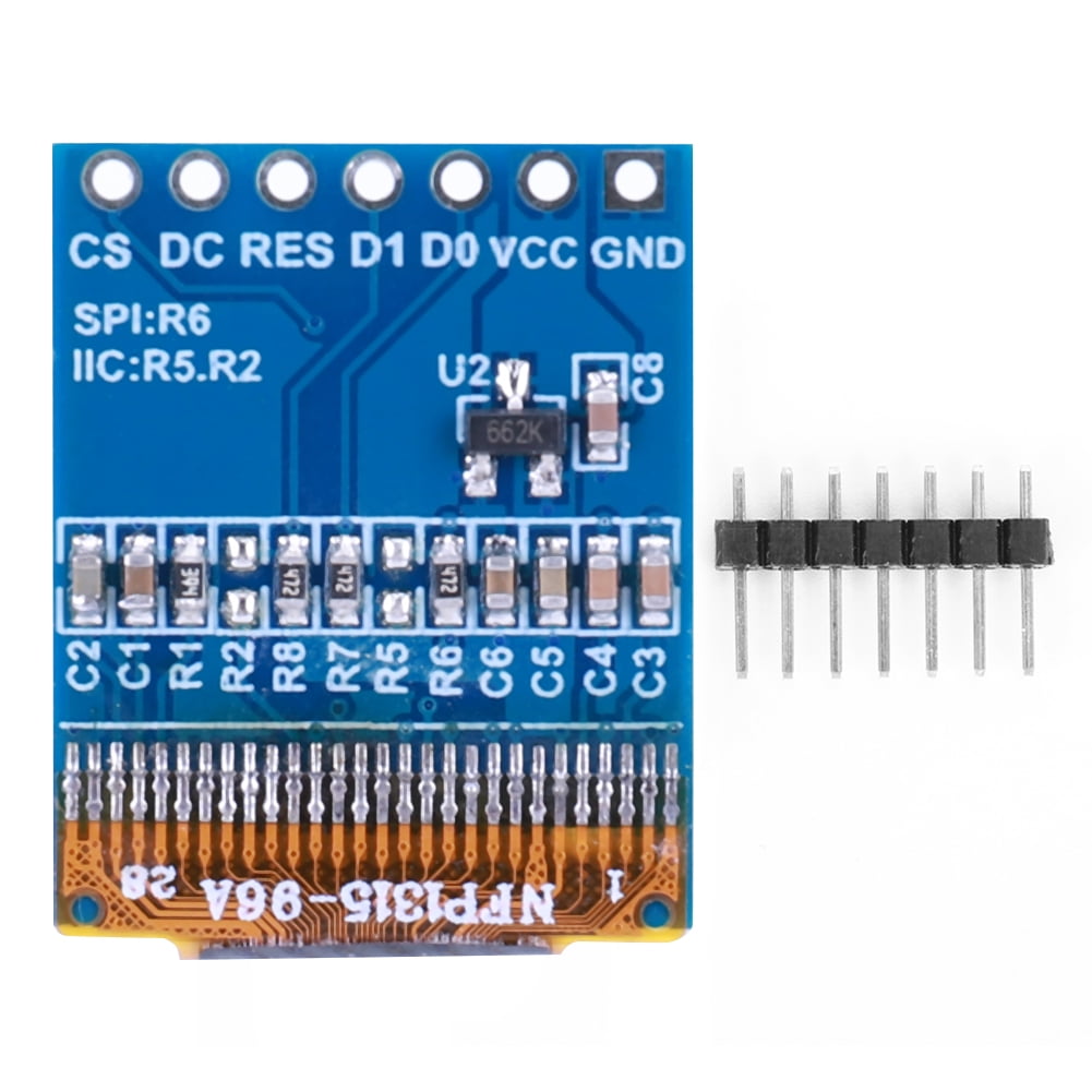 Jixopn 066inch Oled Lcd Display Module I2c Spi Interface Oled Display Module White Light Oled