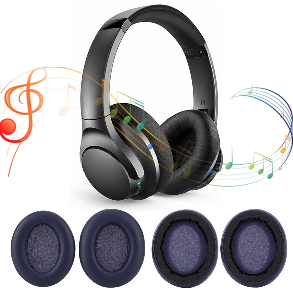 jixopn 1 Pair Replacement Ear Pads Cushions Memory Foam Headphone ...