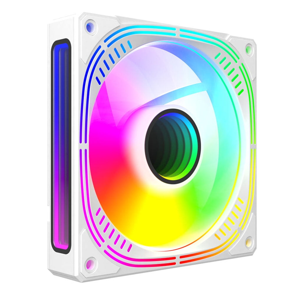 jixopn 120mm CPU Cooler Fan 5V 3Pin ARGB Sync CPU Cooling Fan 24 LED ...