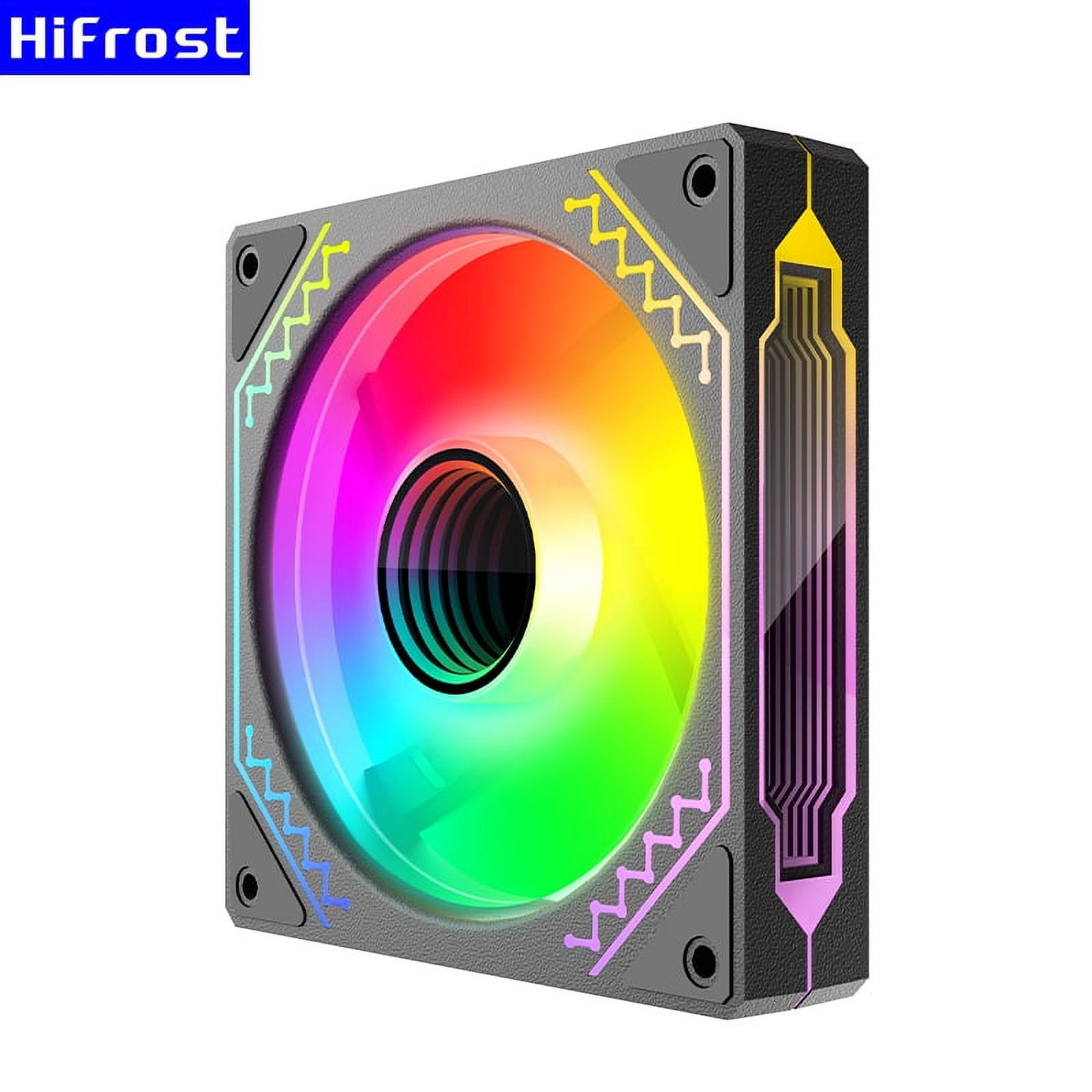 jixopn 120mm Case Fan Cooler 1800 RPM 5V 3Pin ARGB 4PIN PWM Chassis Fan ...