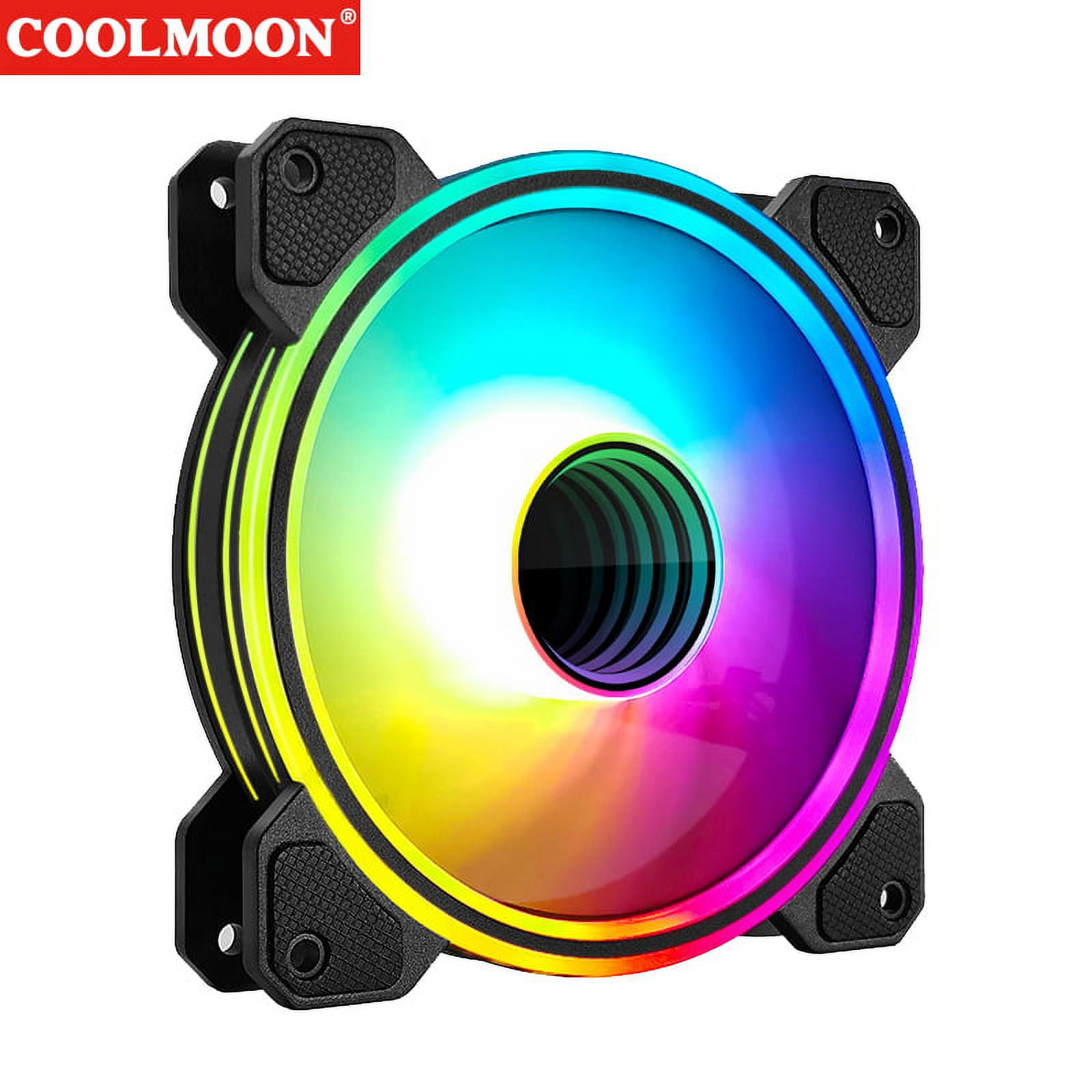jixopn 12cm PC Case Cooling Fan 4Pin PWM Silent Cooling Fan 5V 3Pin ...