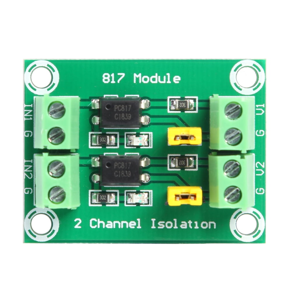 jixopn 2 Way Voltage Converter Isolation Board Optocoupler Driver ...