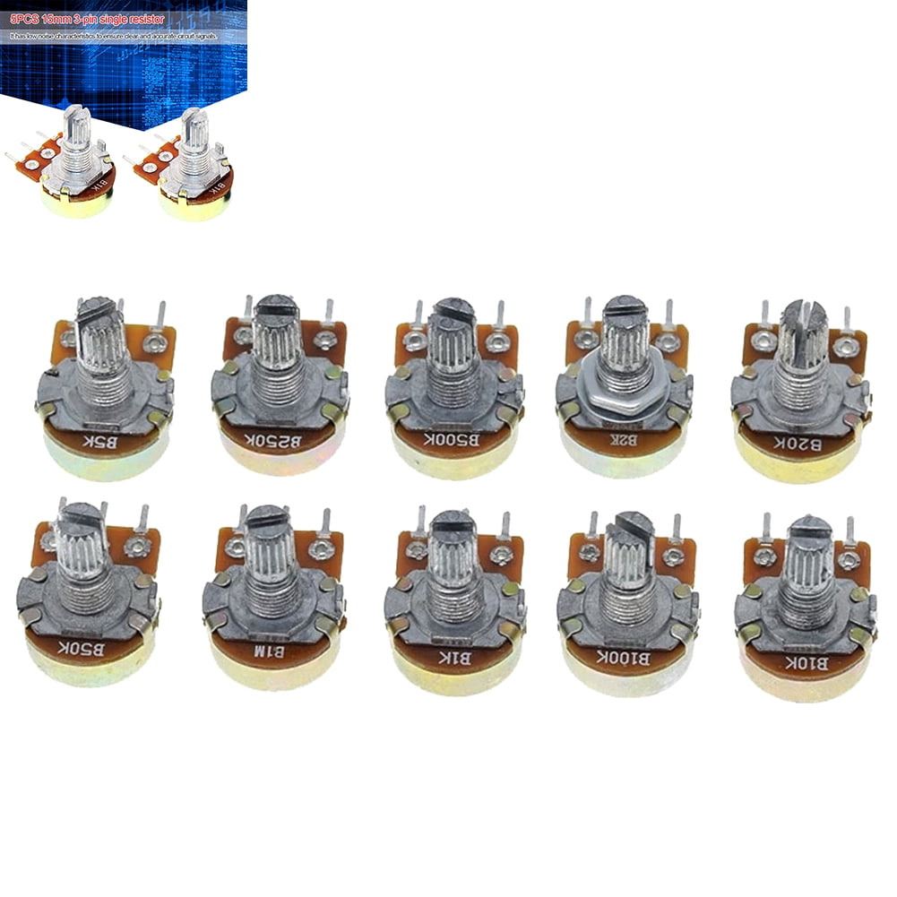 jixopn 5Set WH148 Potentiometer Pots Kit with AG2 White Cap for Arduino ...