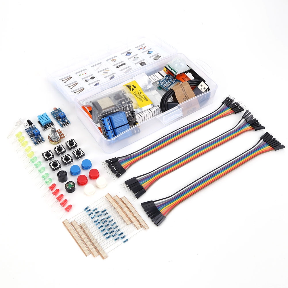 jixopn 95 Piece Electronics Components Basic Starter Kit for ESP32 ESP ...