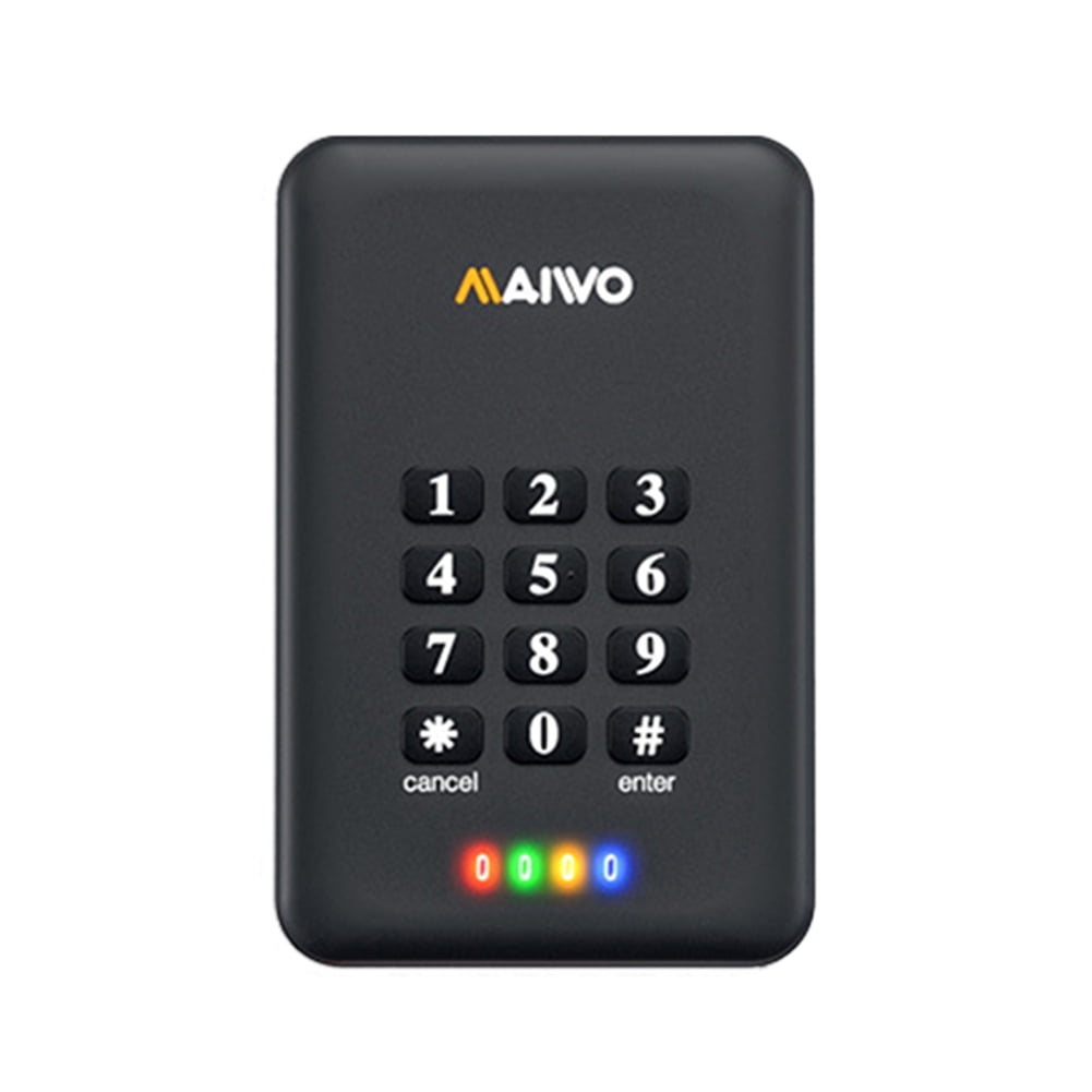 jixopn AES256 Encrypted SSD Enclosure USB3.0 Solid State Drive Box for ...