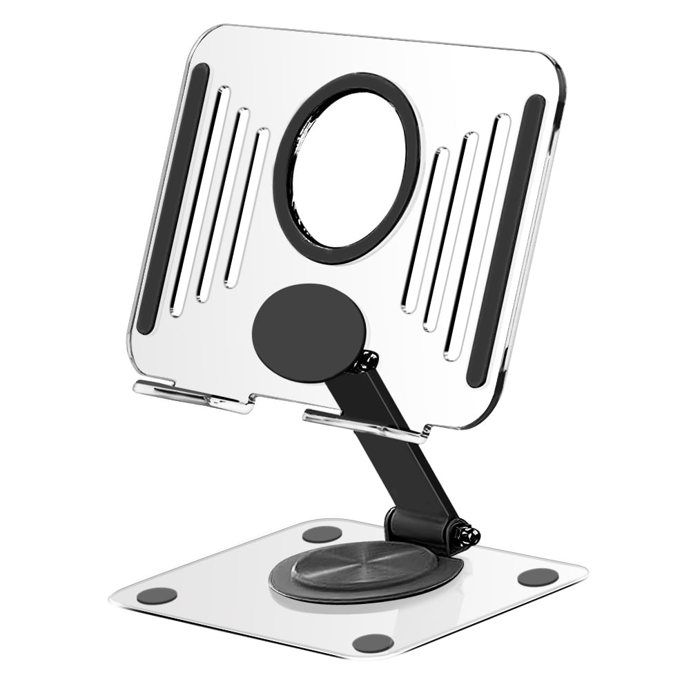 jixopn Acrylic Tablet Stand Holder Foldable Tablet Bracket with 360 ...