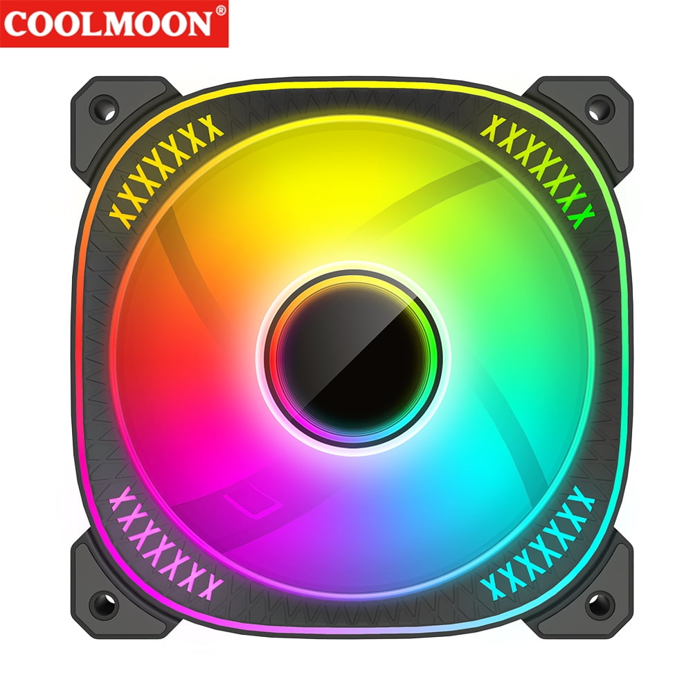 jixopn Addressable RGB Fan 6PIN 5V ARGB Fans 12cm for Desktop PC Case ...