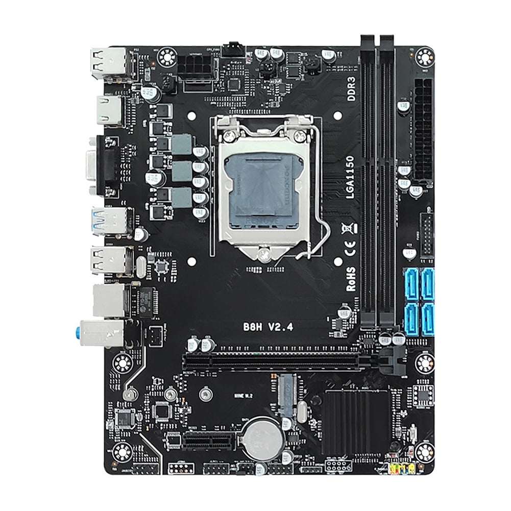 jixopn B85 Computer Motherboard 4*USB2.0&2*USB3.0 Interface LGA1150 Desktop Motherboard ...