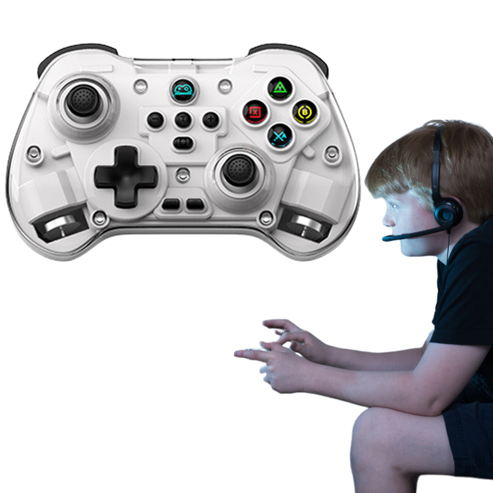 jixopn Bluetooth-Compatible Wireless Gaming Controller with Hall Effect ...
