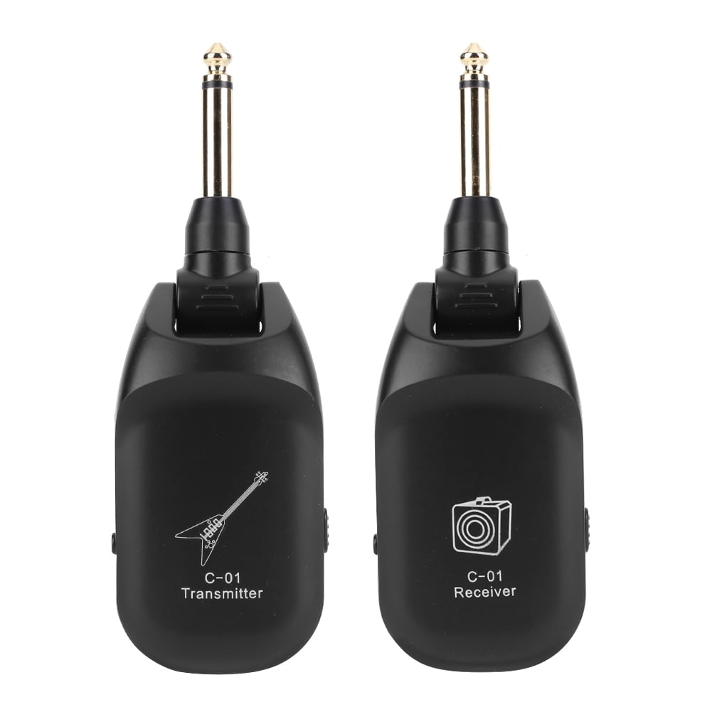 jixopn C01 Guitar Wireless System Transmitter Max 30M Transmission ...