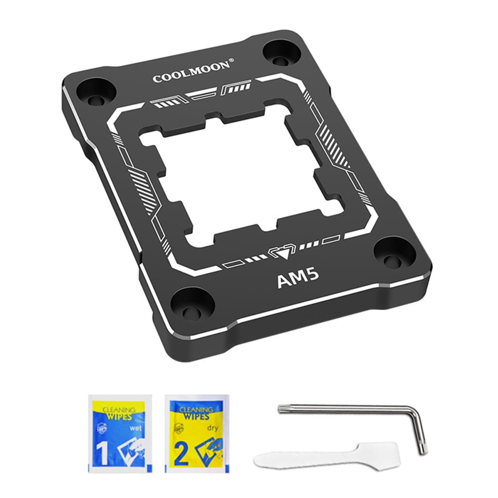 Jixopn Coolmoon Cpu Holder Correction Cnc Aluminum Alloy Am5 Cpu
