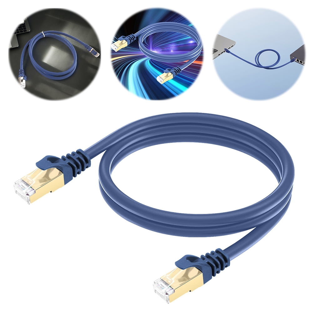 jixopn Cat8 Ethernet Cable 40Gbps with RJ45 Connector LAN RJ45 Patch ...