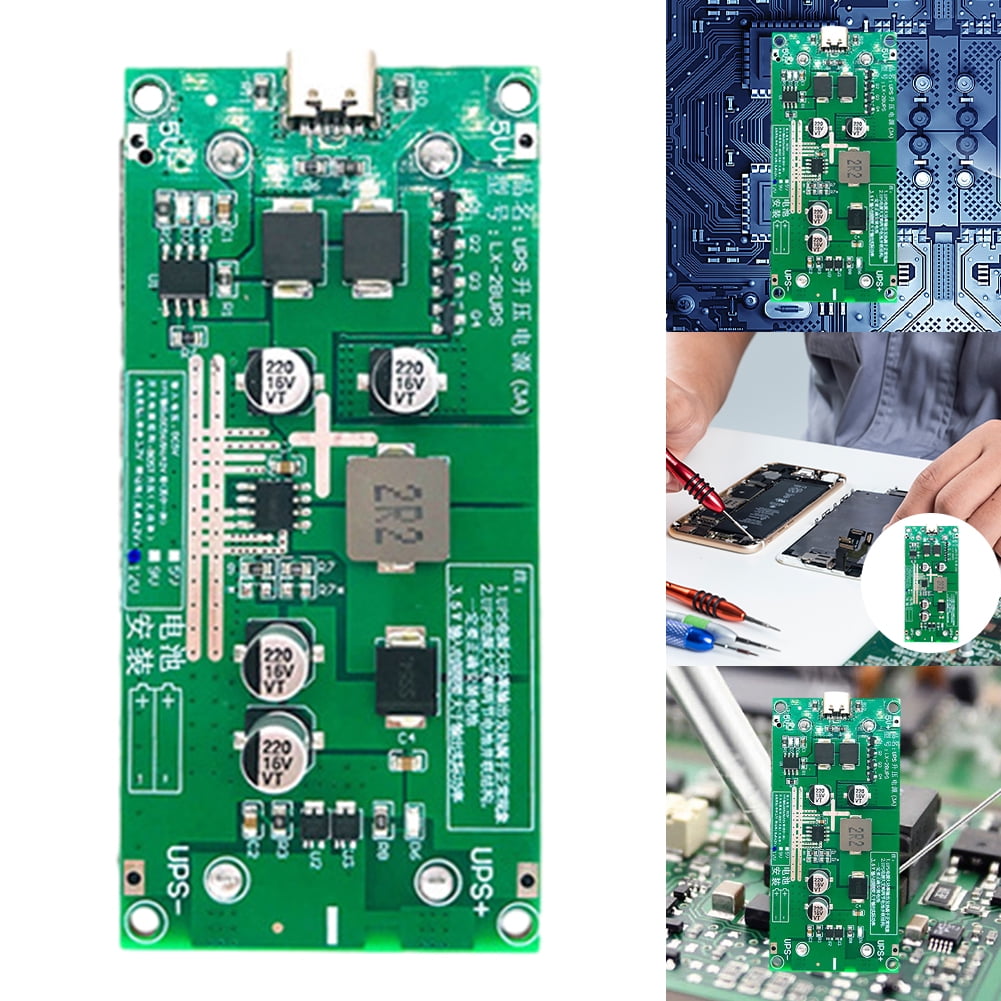 jixopn Converter DC Step Up Module 27W 3A Lithium Battery Charger Module (TYPE C 5V) - Walmart.com