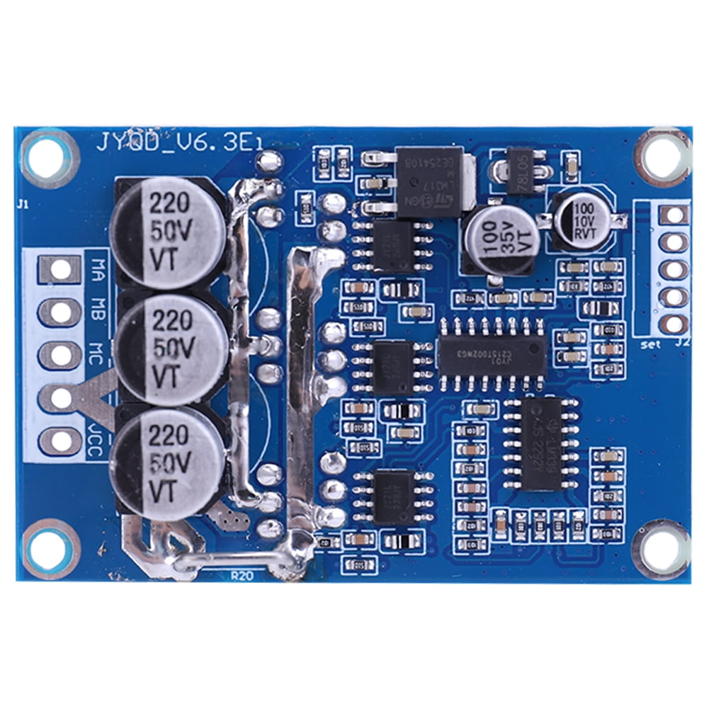 jixopn DC 12V-36V BLDC Controller 500W PWM Brushless Motor Driver 20A ...