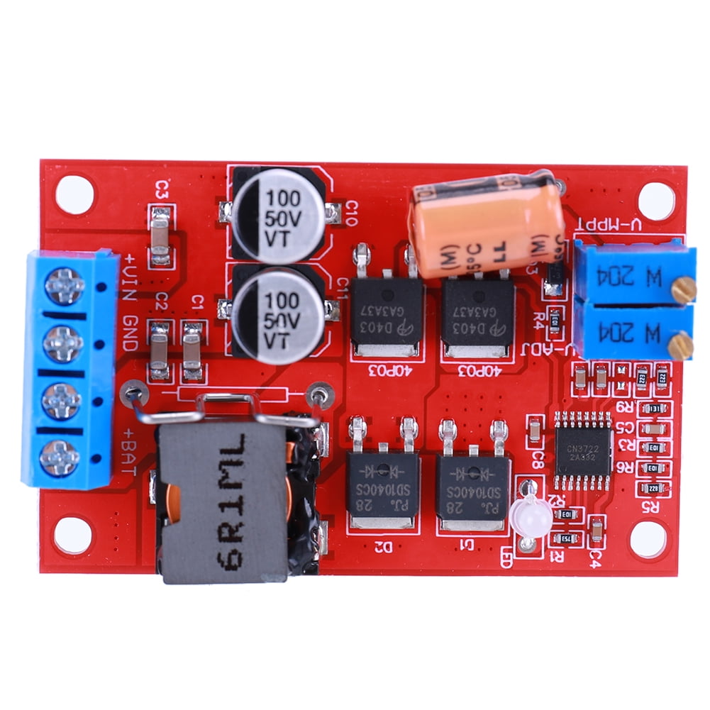 jixopn DC 8-28V 5A Solar Panel Solar Charging Board MPPT Solar Charge ...