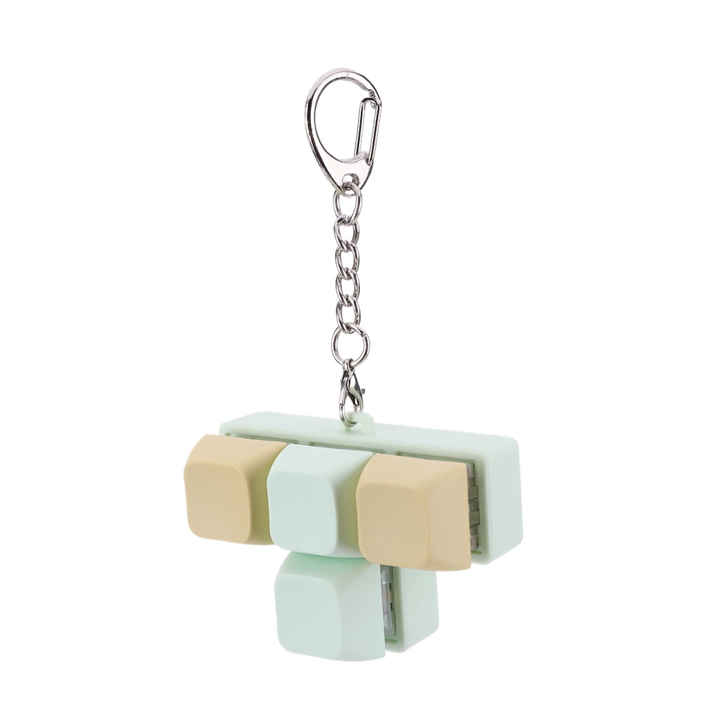 jixopn Finger Keyboard Fidget Toys 4 Keys DIY Keyboard Fidget Clicker ...