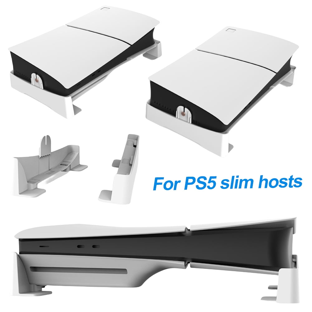 jixopn For PS5 Slim Console Base Stand Space Saving Base Stand Holder ...