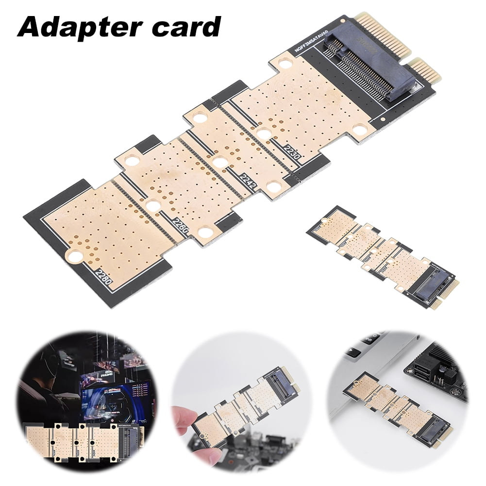jixopn M.2 NGFF To MSATA Adapter Card B Key SSD Converter for PC Laptop ...