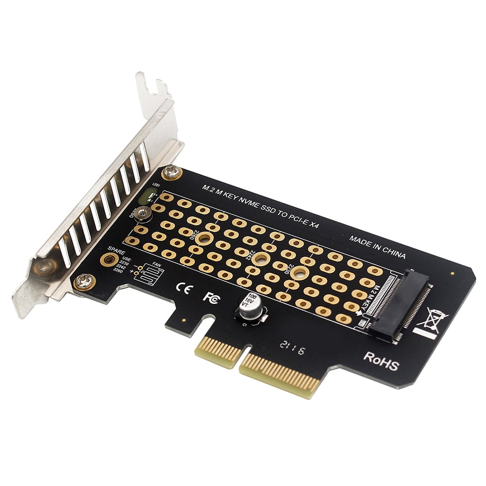 jixopn M.2 NVMe SSD TO PCIE X4 Adapter Full Speed for Windows/Mac/Linux ...