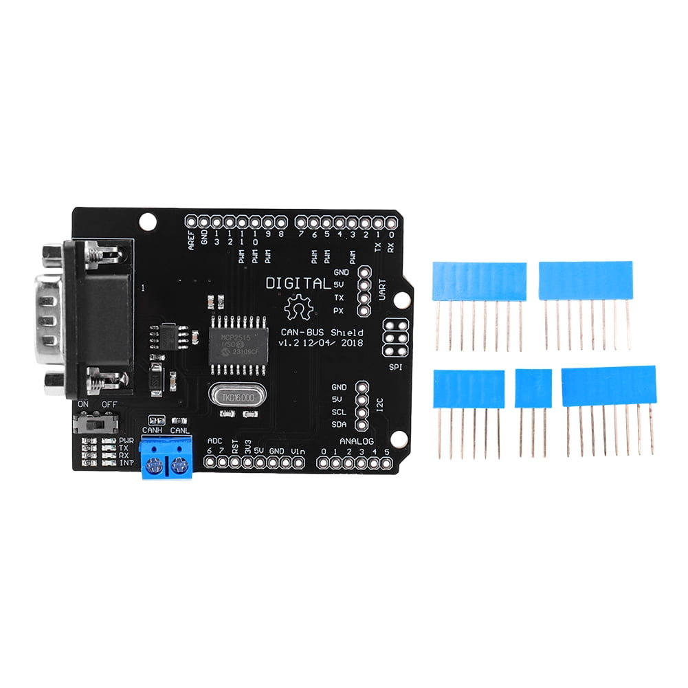 jixopn MCP2515 EF02037 CAN BUS Shield Expansion Board Module DC 5-12V CAN BUS Shield Controller ...