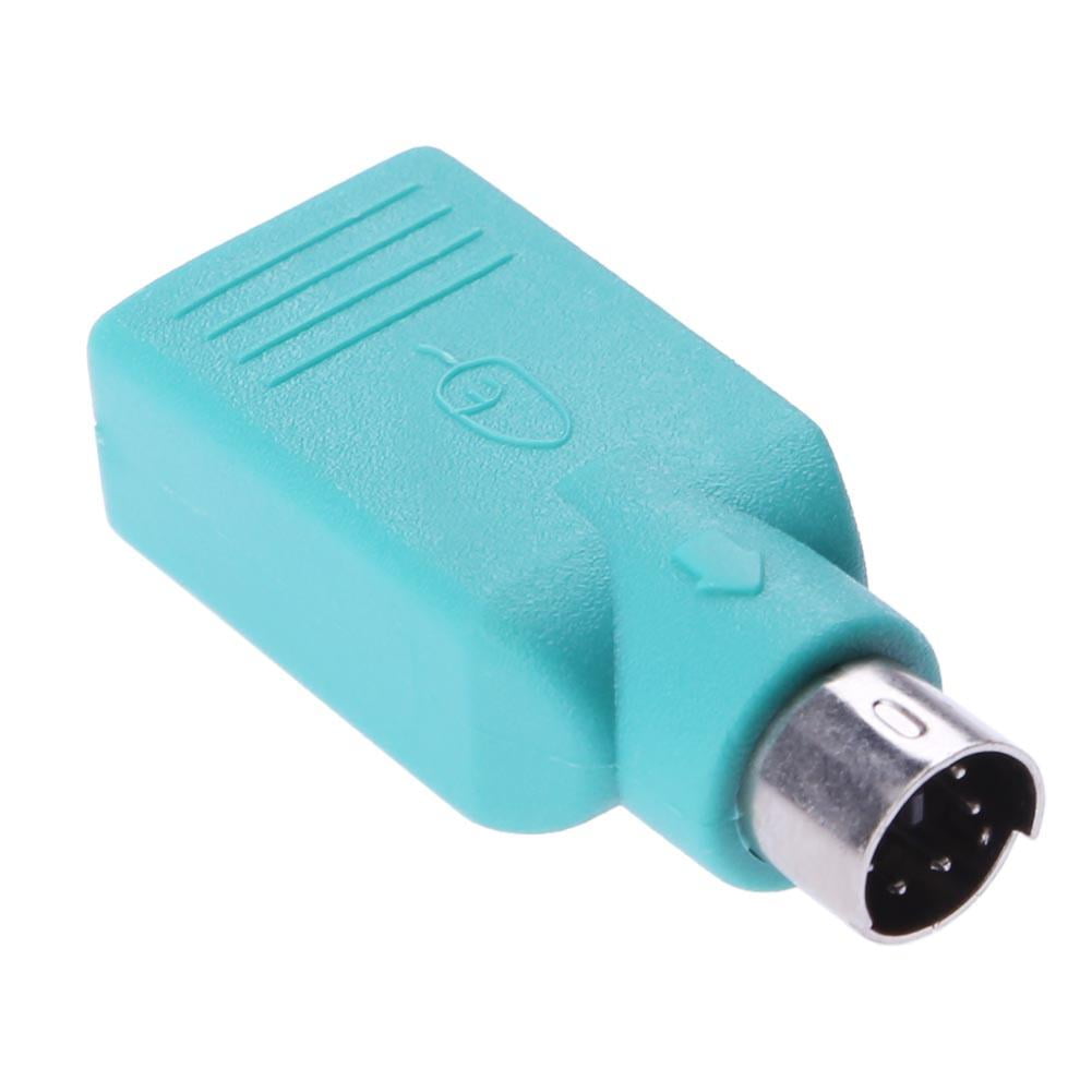 jixopn Male for PS2 to USB Female Adapter Converter Keyboard Mouse Mice ...